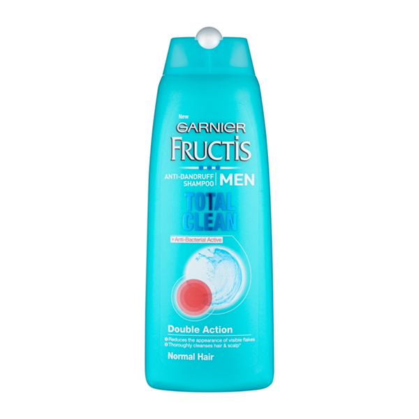 Garnier Fructis Men Anti-Dandruff Total Clean Double Action Shampoo ...