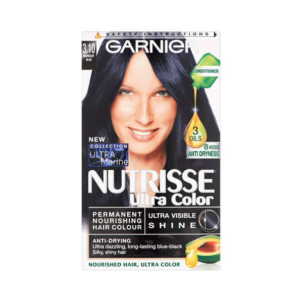 Garnier Nutrisse Ultra Permanent Hair Colour 3.10 Midnight Blue - East ...
