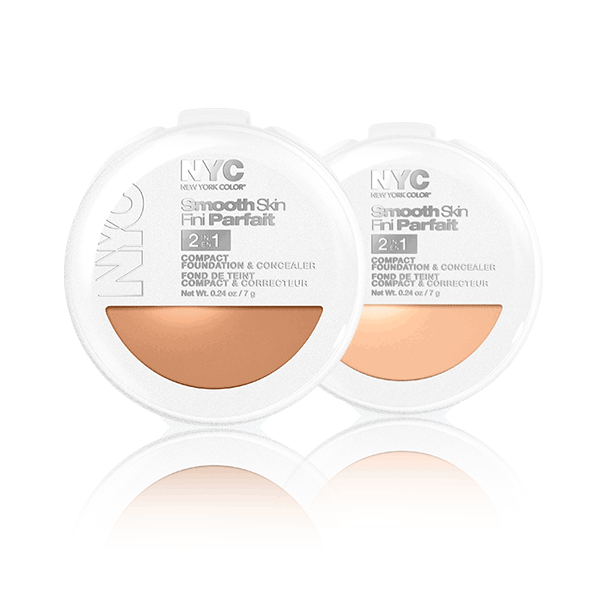 NYC Smooth Skin 2 In 1 Compact Foundation & Concealer – east-end-cosmetics