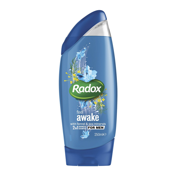 Radox Feel Awake 2in1 Shower And Shampoo For Men 250ml - East End ...